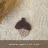 Acorn Crochet Appliqué Pattern PDF – Printable, Instant Download ...